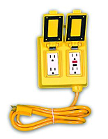 Portable Ground Fault Circuit Interrupters On Stewart R. Browne Mfg.